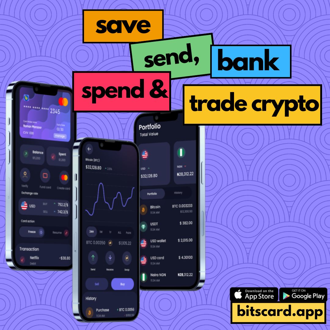 Bitscard - Save, Send, Spend, Trade Crypto and Gift Cards
