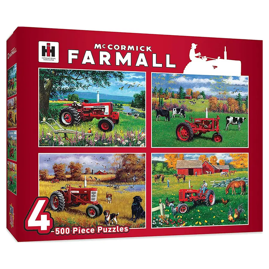 Farmall 4-Pack 500 pc Puzzle | The Puzzle Aisle