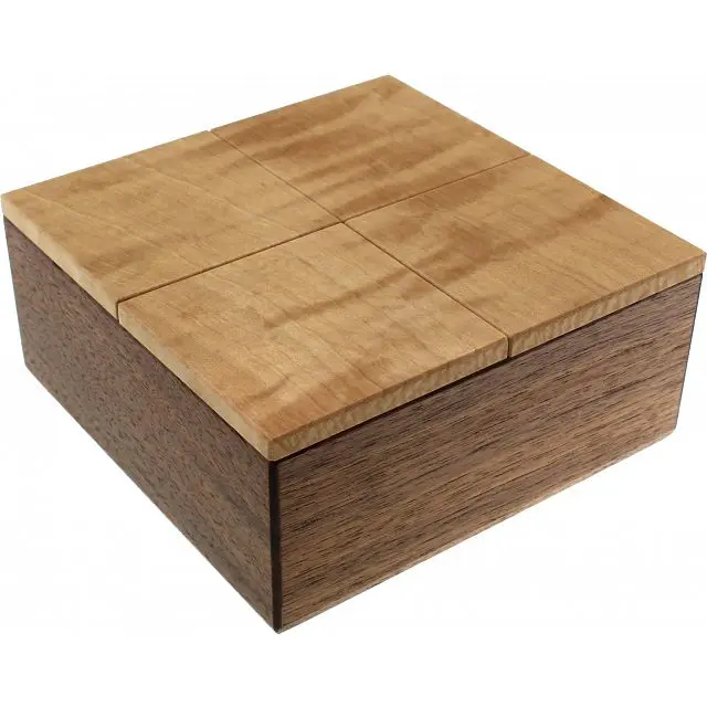 Karakuri Twist Box - Walnut | The Puzzle Aisle