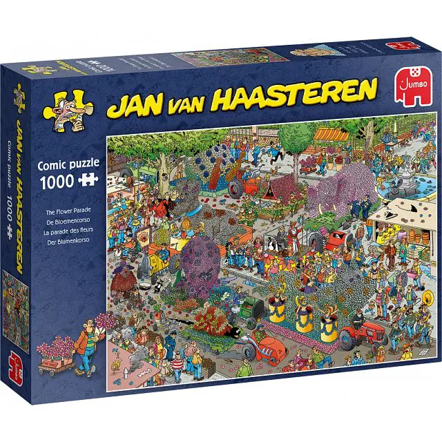 Jan van Haasteren Comic Puzzle - The Flower Parade | Jigsaw | The ...