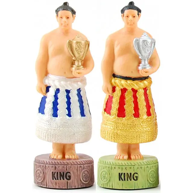 Japanese Sumo Chess Pieces | The Puzzle Aisle