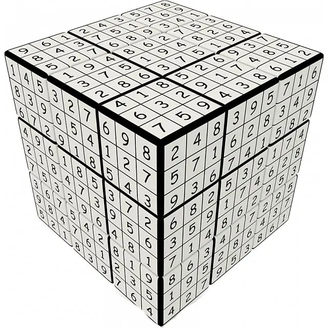 V-CUBE 3 Flat (3x3x3): V-udoku Cube | The Puzzle Aisle