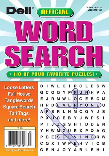 Dell Official Word Search Magazine Subscription - 6 Issues | The Puzzle ...