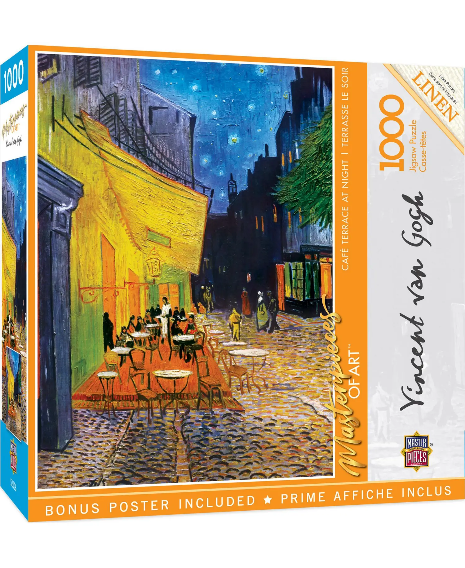 MasterPieces Art Gallery Jigsaw Puzzle - Cafe Terrace at Night - 1000 ...
