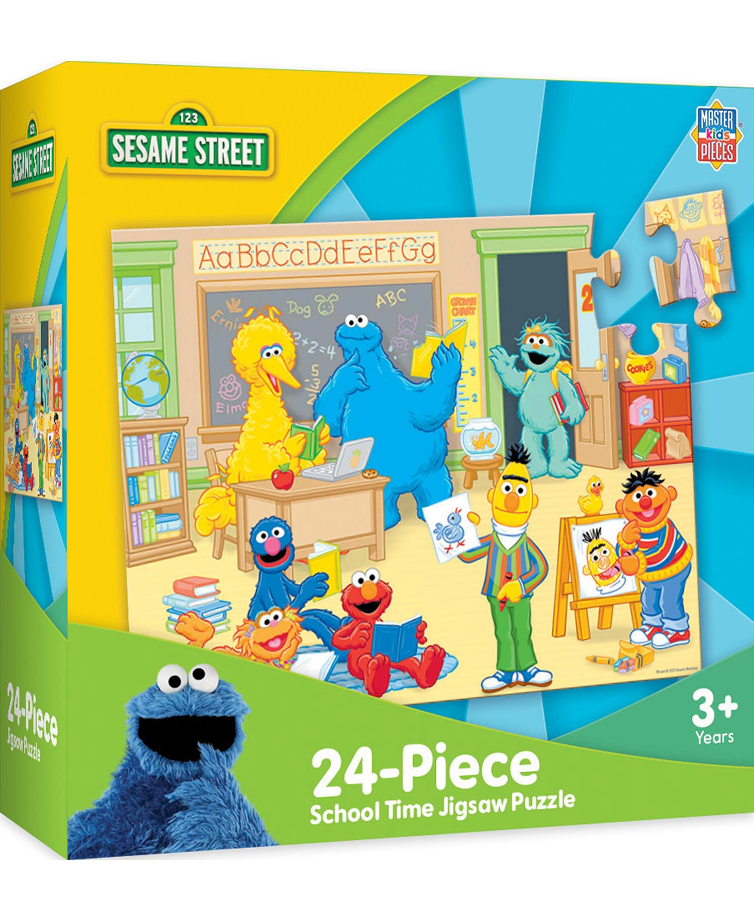 24 Piece Jigsaw Puzzle for Kids - Sesame Street School Time | The ...